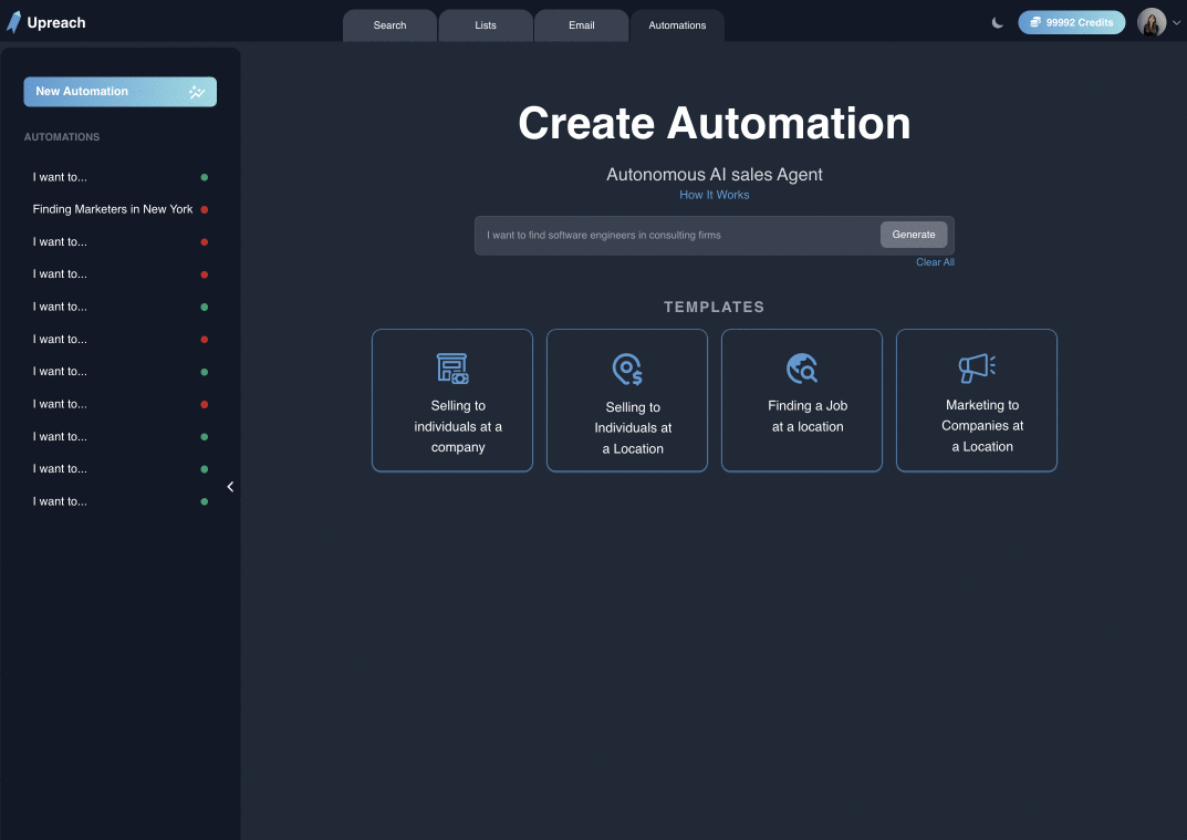 Upreach - AI Powered Leads